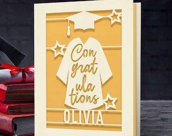 Personalized Graduation Cards for Him Her Daughter Son - Etsy