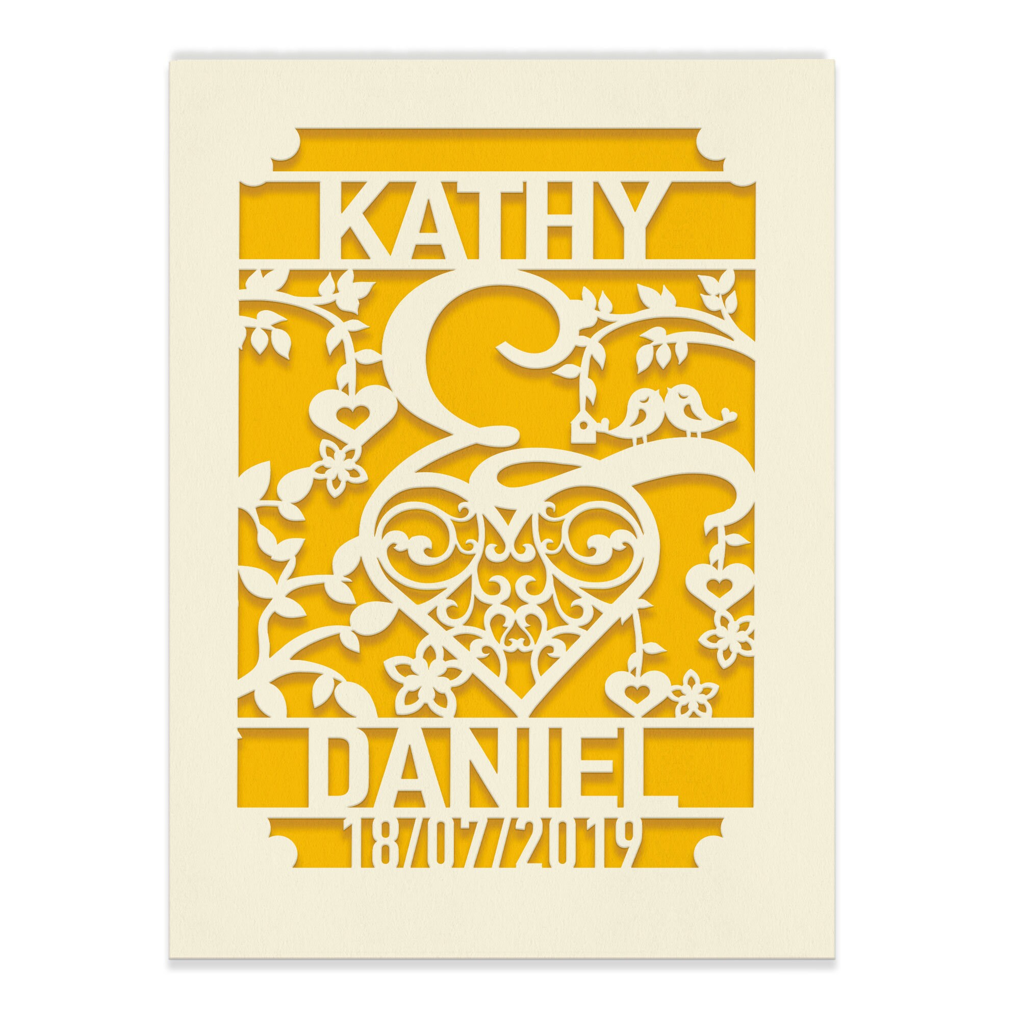 Personalized Wedding Card Custom Wedding Gift Engraved - Etsy