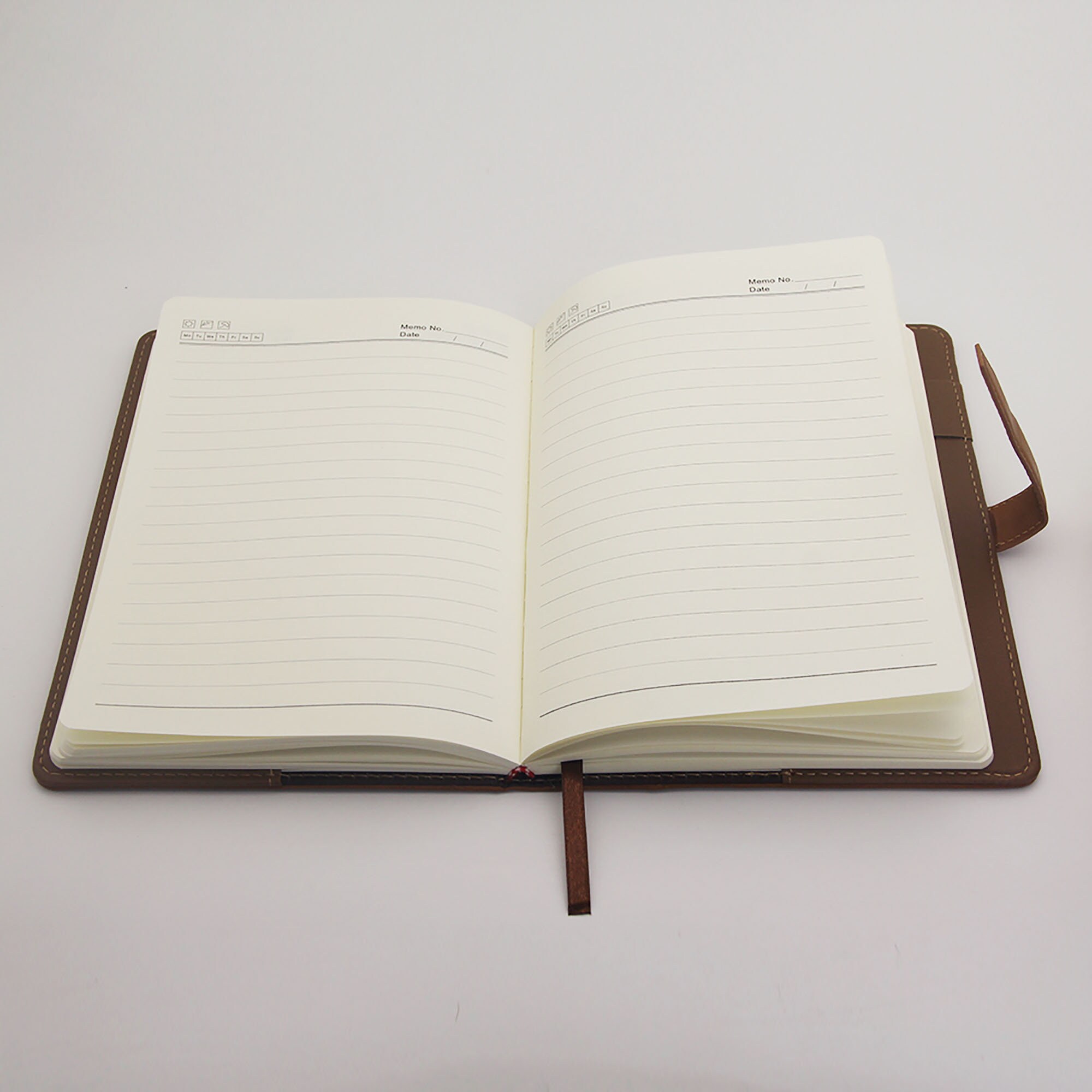 Personalized PU Leather Notebook Diary Business A5 Size Buckle Journal ...