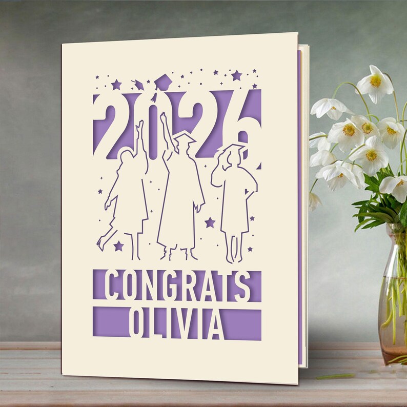Personalized Graduation Cards Class of 2026 Personalized College ...