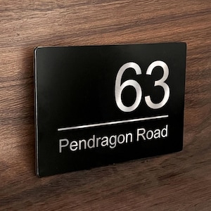 House Number Plaque - Etsy