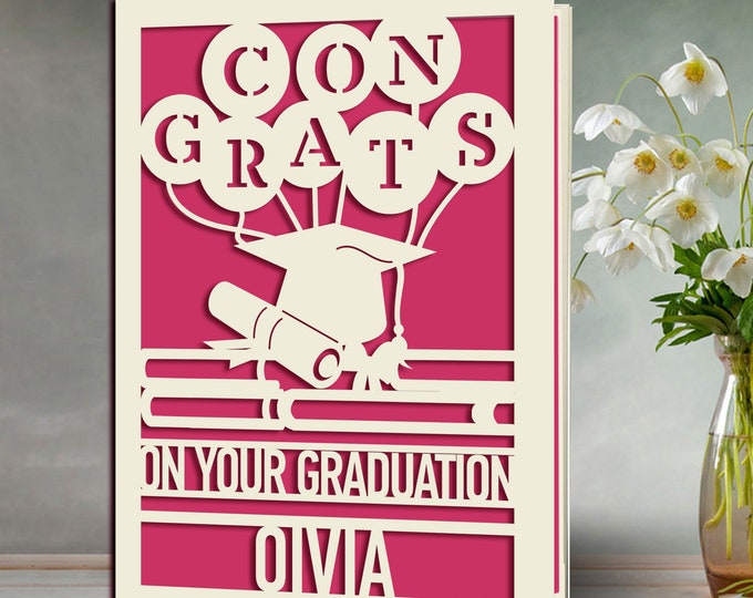 Personalized Graduation Cards for Graduates Students Friends ...