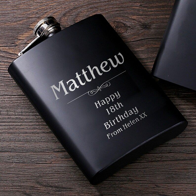 Personalized Hip Flask for Men Engraved Flask Wedding Favours for ...