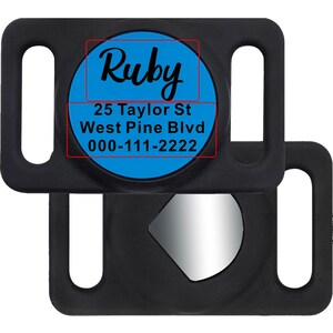 Personalized Holder Fits AirTag Engraved Dog Tag Case for Air Tag Slide ...