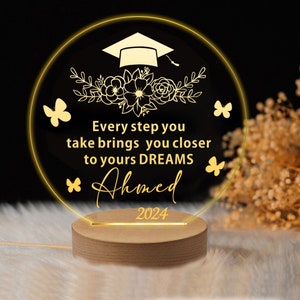 Personalized Graduation Night Light Grad Night Lamp Gifts With Any Name ...