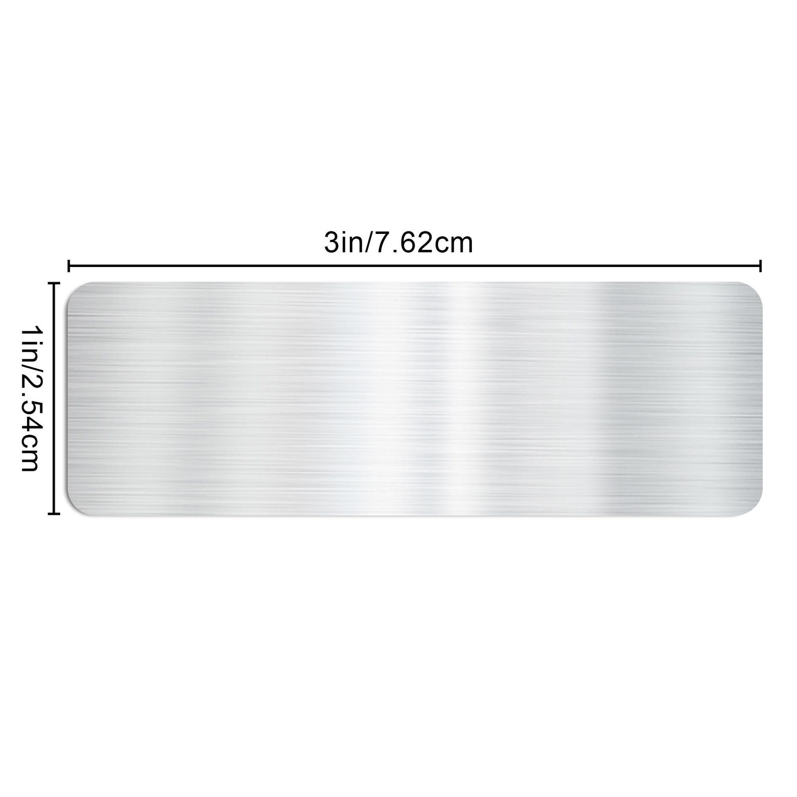 Engraved Name Plates for Urns 1" X 3" Custom Plaque Trophy Plates ...