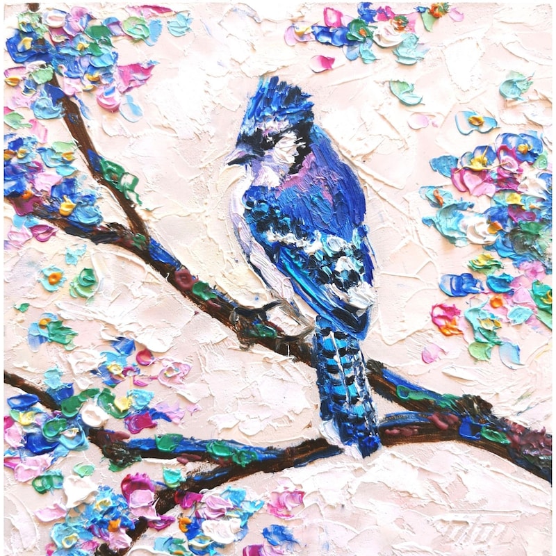 Blue Jay Print - Etsy