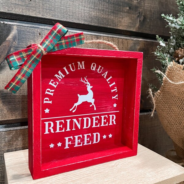 Reindeer Sign - Etsy