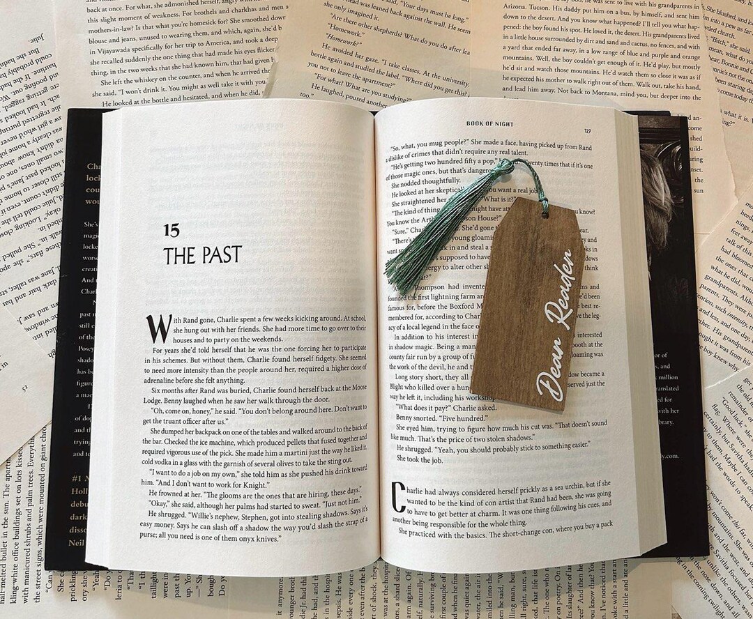 Dear Reader Wooden Bookmark - Etsy