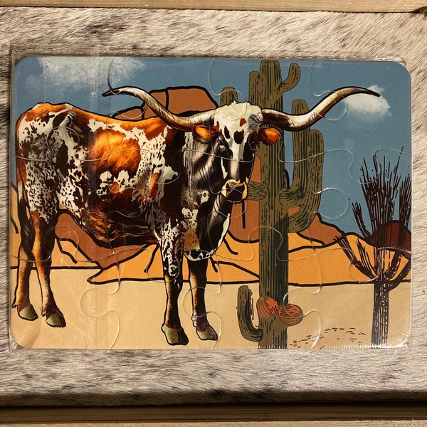 Cowboy Puzzle - Etsy