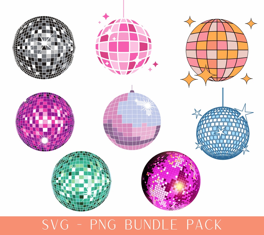Disco Ball PNG, Party PNG Bundle , Pngpack digital Instant Download ...