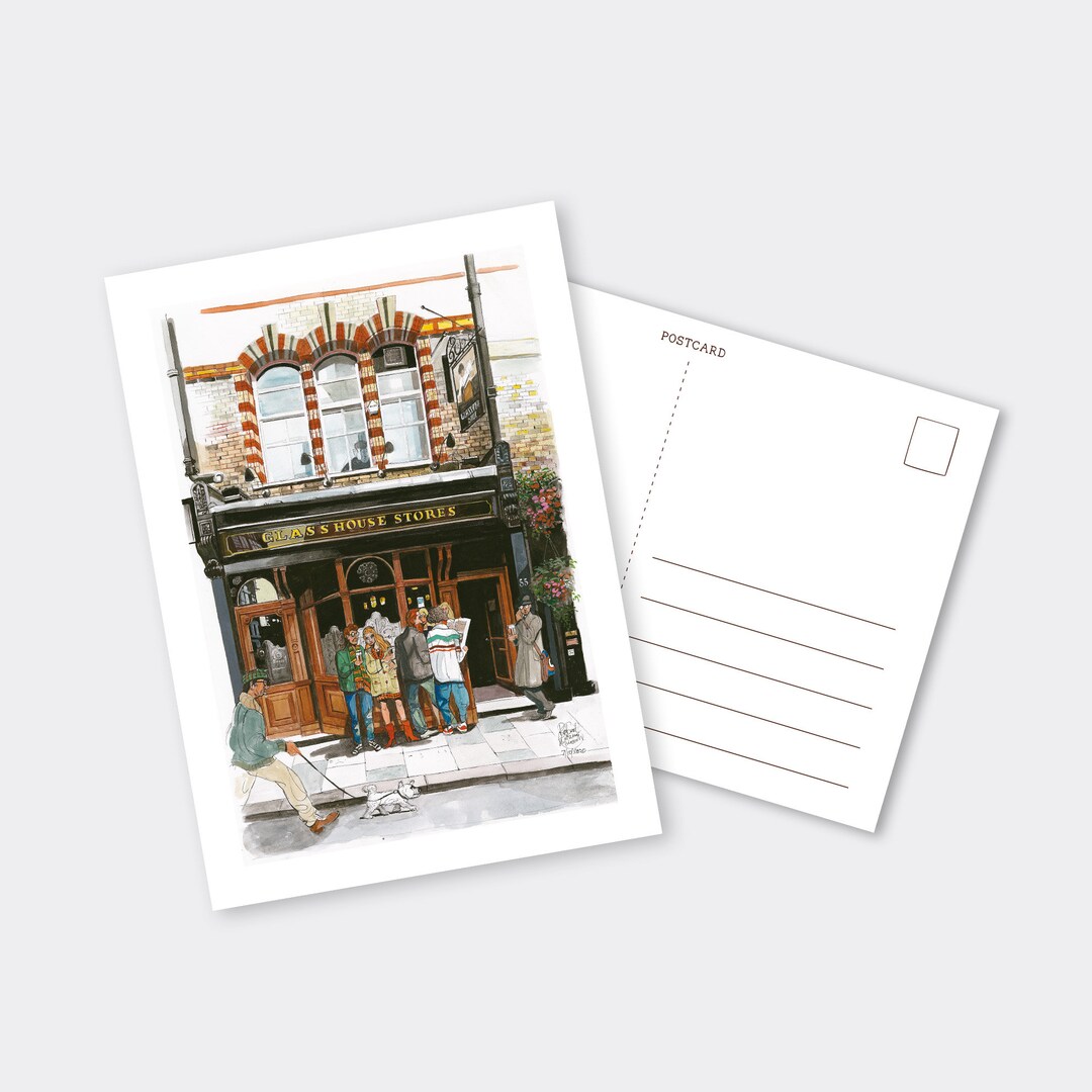 The Glasshouse A6 Postcard Soho, London SOHO GIFT STORE - Etsy