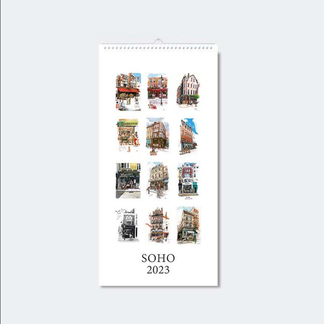 Soho London 2023 Calendar - Soho London - Etsy UK