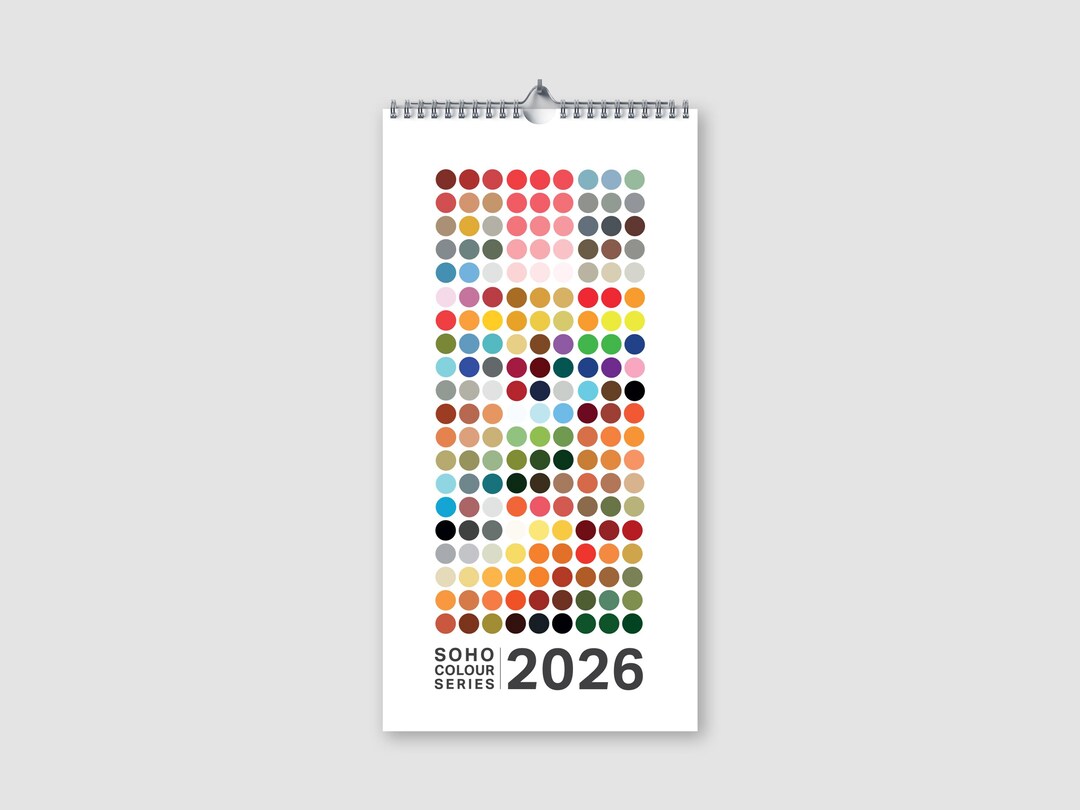 Soho Colour Series 2026 Calendar - Soho London - Etsy