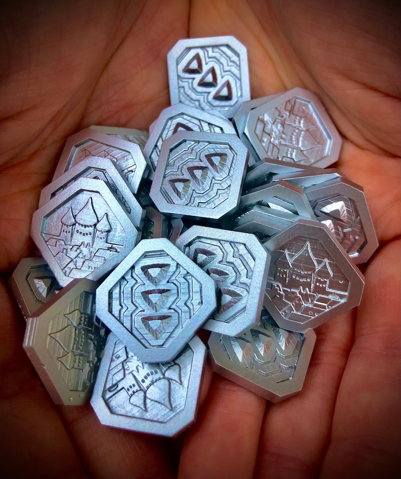 Dungeons and Dragons Coins PLATINUM - Etsy