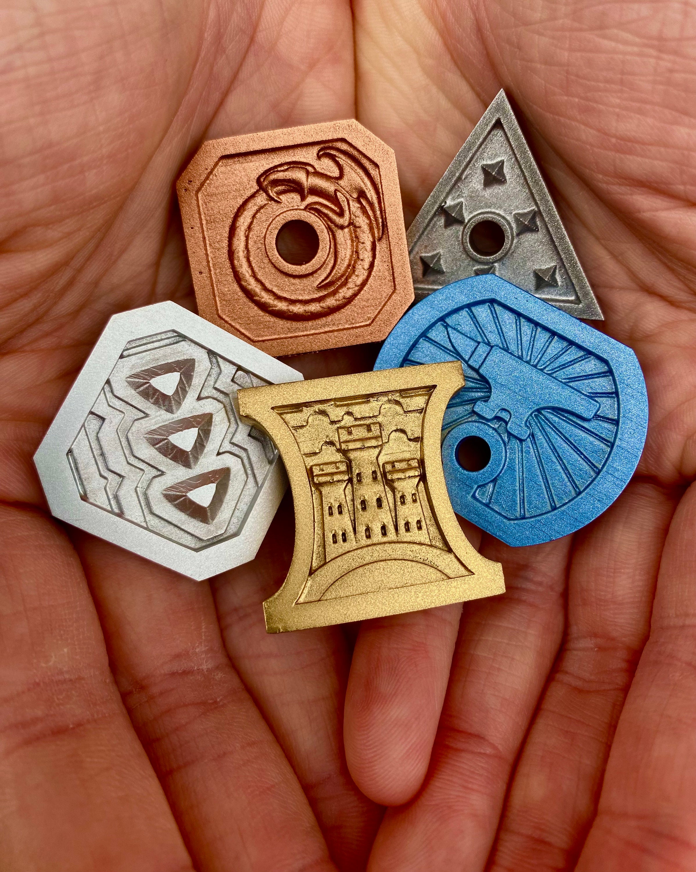 Dungeons and Dragons Coins GOLD LARGE - Etsy