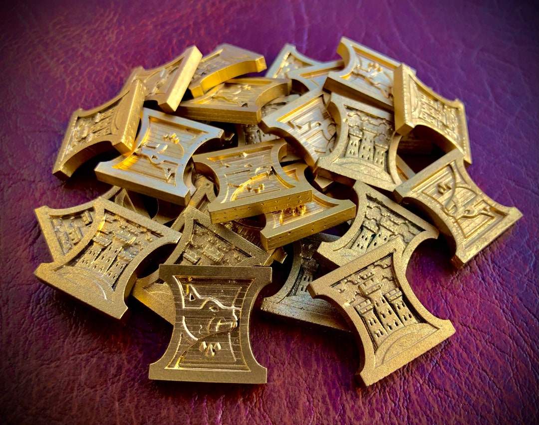 Dungeons and Dragons Coins GOLD REGULAR - Etsy