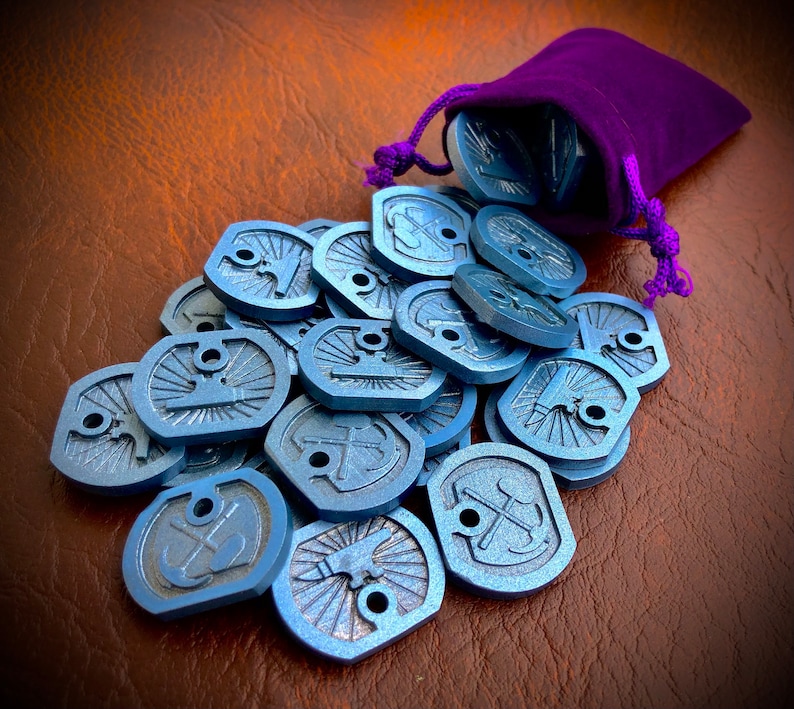 Dungeons and Dragons Coins ELECTRUM - Etsy