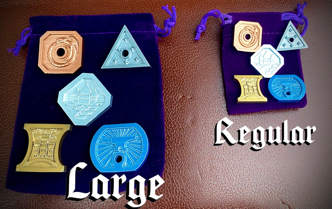 Dungeons and Dragons Coins GOLD LARGE - Etsy