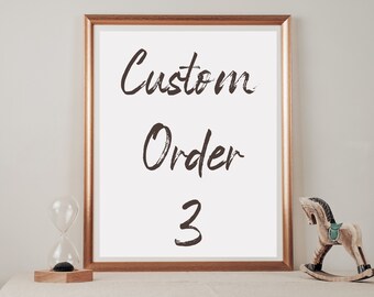 Custom Order - Etsy