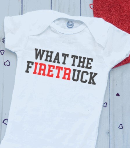 What the Firetruck Onesie®, Firefighter Onesies®, Thin Red Line ...