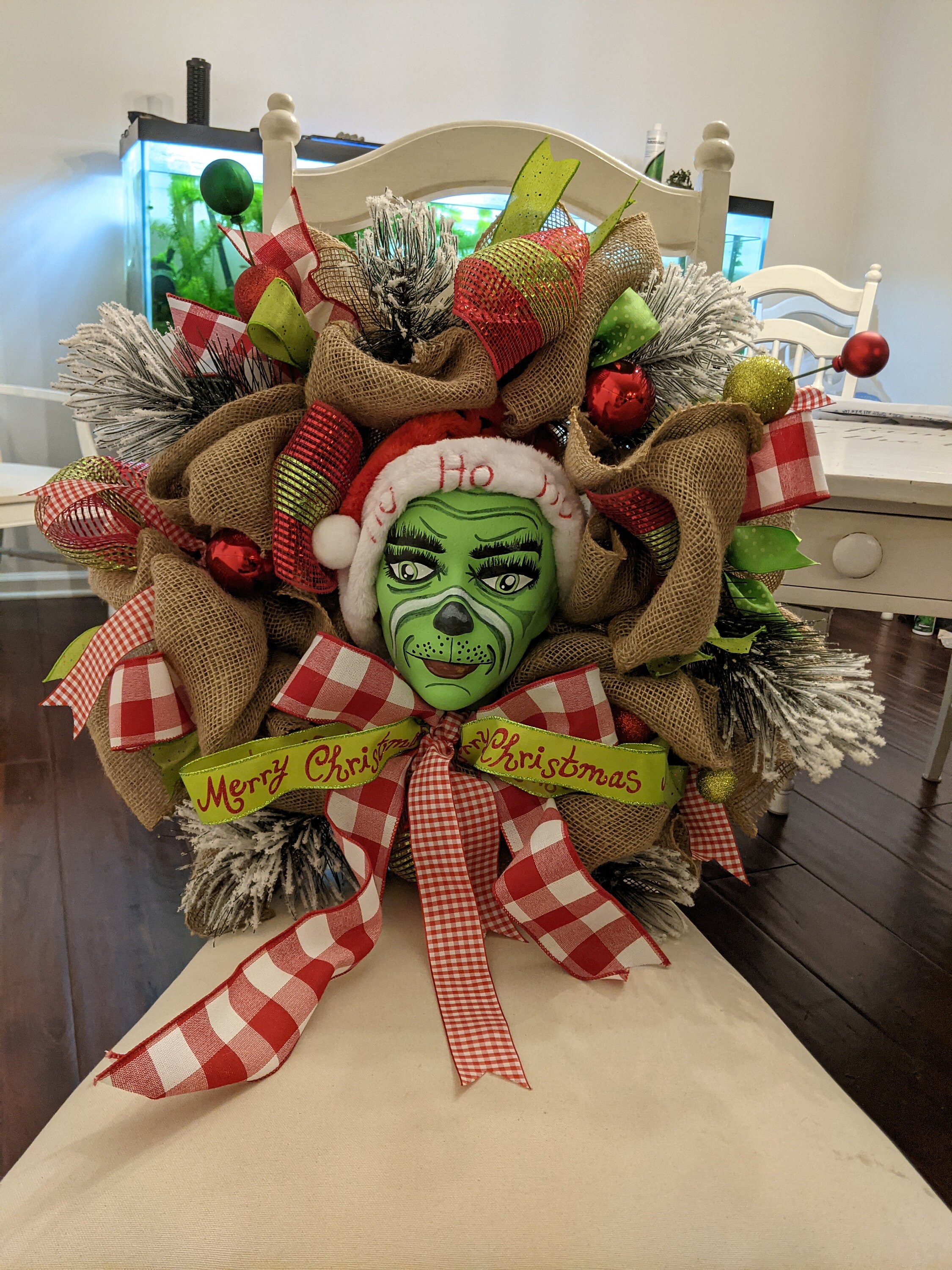 Grinch Wreath - Etsy