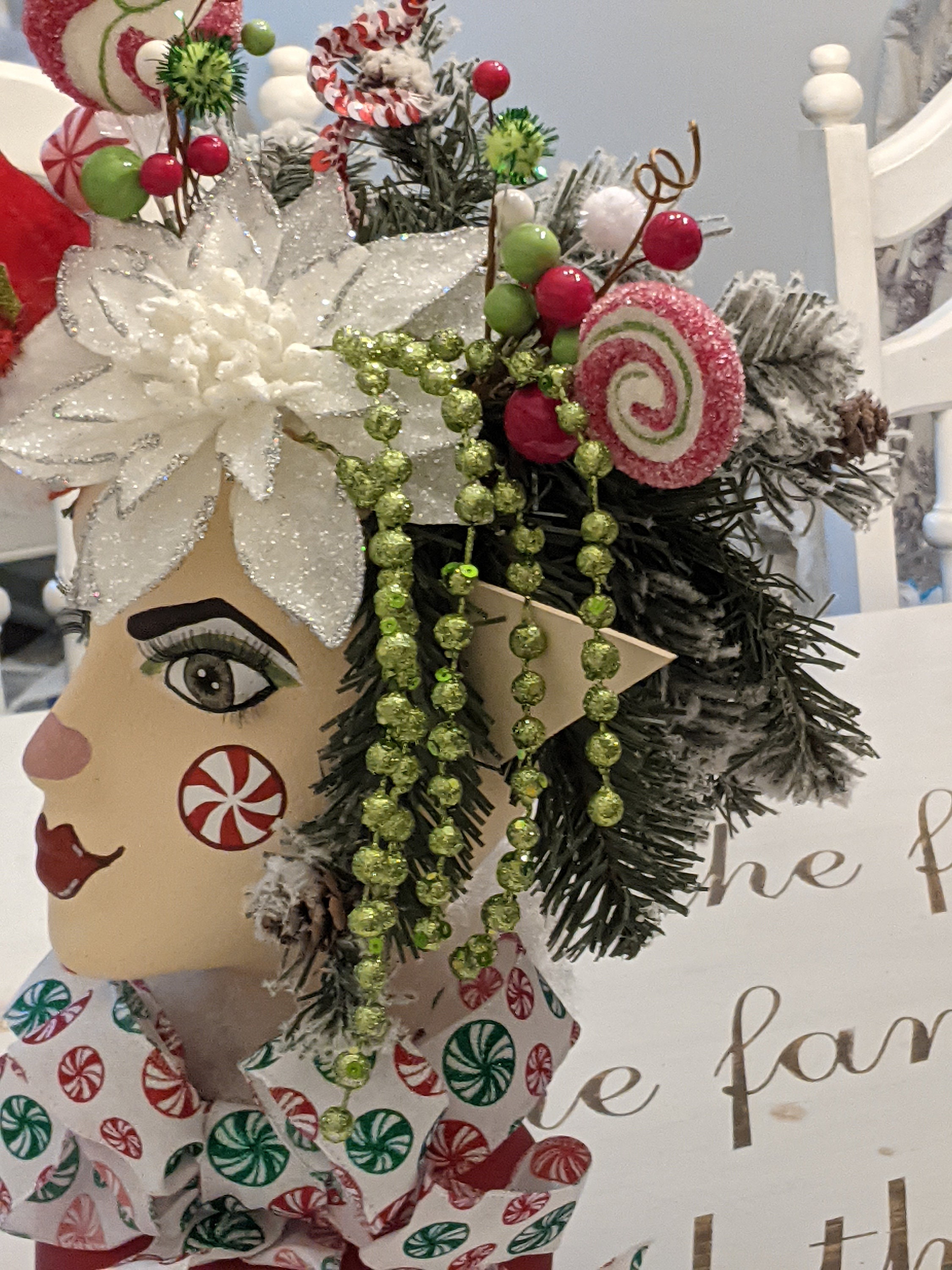 Christmas Mannequin Centerpiece - Etsy