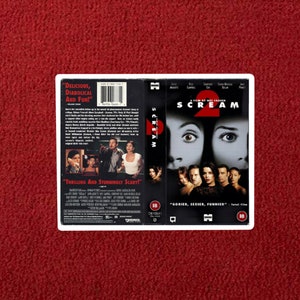 Scream Ghostface VHS Tape Covers Sticker Slasher Summer - Etsy