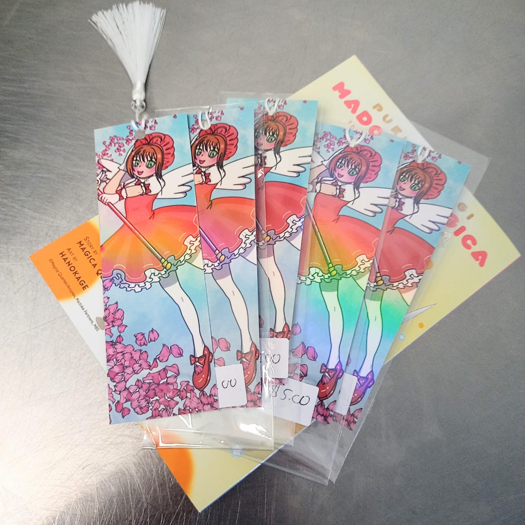 Card Captor Sakura Kinomoto Magical Girl Holographic Bookmark - Etsy