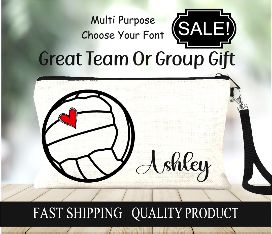 Volleyball Bag, Volleyball Custom Bag, Cosmetic Bag, Make up Bag ...