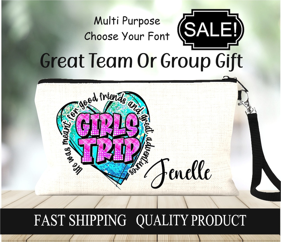 Custom Girls Trip Bag, Girls Trip Gift Bag, Girls Vegas Trip Bag, Girls ...