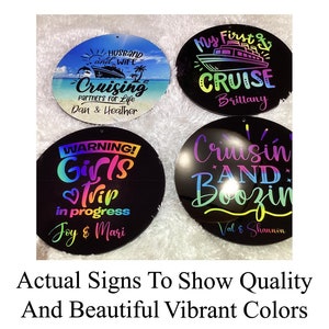 Cruisin and Boozin Cruise Door Sign MDF engineered Wood - Etsy