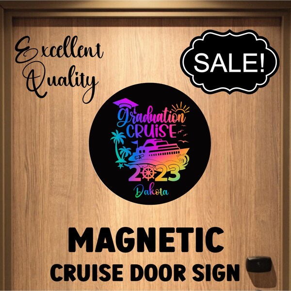 Graduation Cruise Door Sign - Etsy