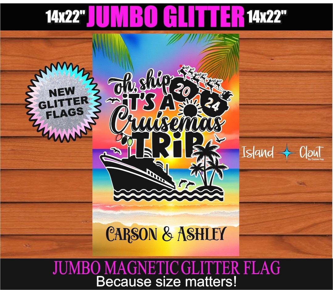 Christmas Cruise Flag, Cruise Banner, Cruisemas Trip Cruise Sign ...