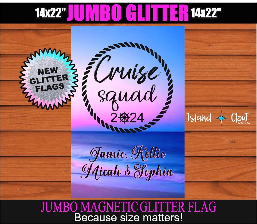 Magnetic Cruise Flag, Friends Cruise Flag, Cruise Door Sign, Cruise ...