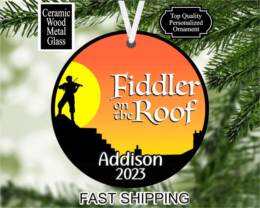 Custom Broadway Ornament, You Choose the Play, Personalized Broadway ...
