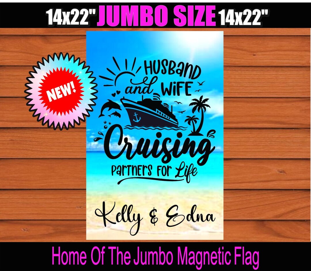 Husband and Wife Cruising Sign Magnetic Cruise Sign Cruise - Etsy