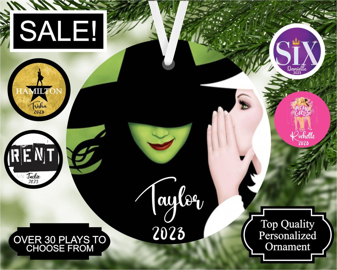 Custom Broadway Ornament, You Choose the Play, Personalized Broadway ...