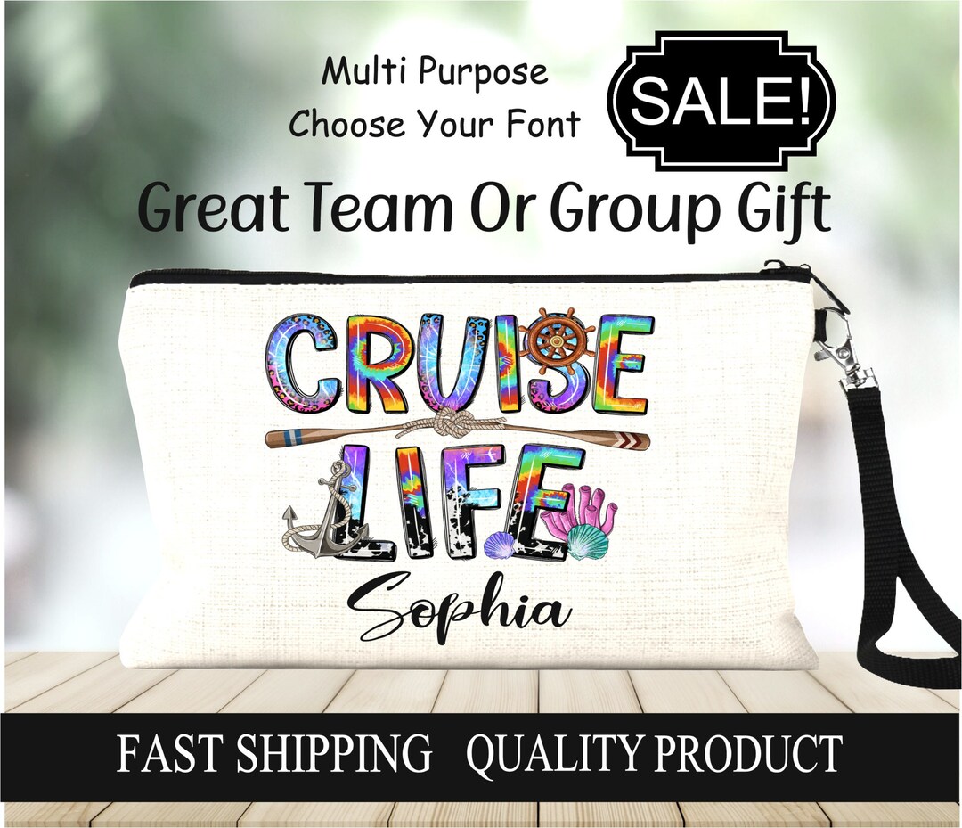 Custom Cruise Life Bag, Cruise Travel Bag, Cruise Toothbrush Bag ...