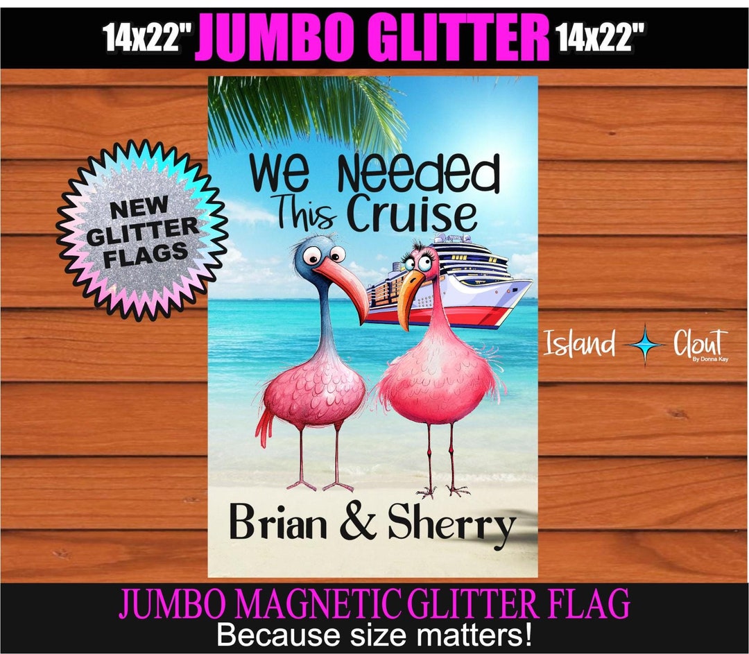 Magnetic Cruise Flag, Couple Cruise Flag, Cruise Door Sign, Cruise ...