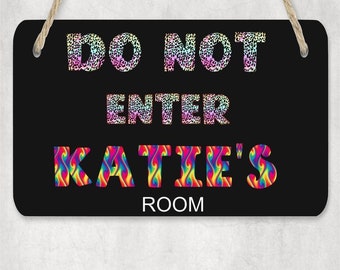 Hanging Do Not Enter Sign - Etsy