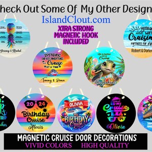 Magnetic Cruise Sign, Not All Who Wander Custom Cruise Sign Including ...