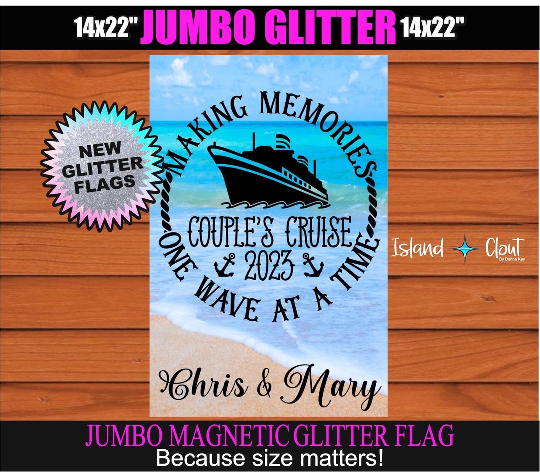 Couples Cruise Flag Personalized Cruise Banner Cruise Door - Etsy