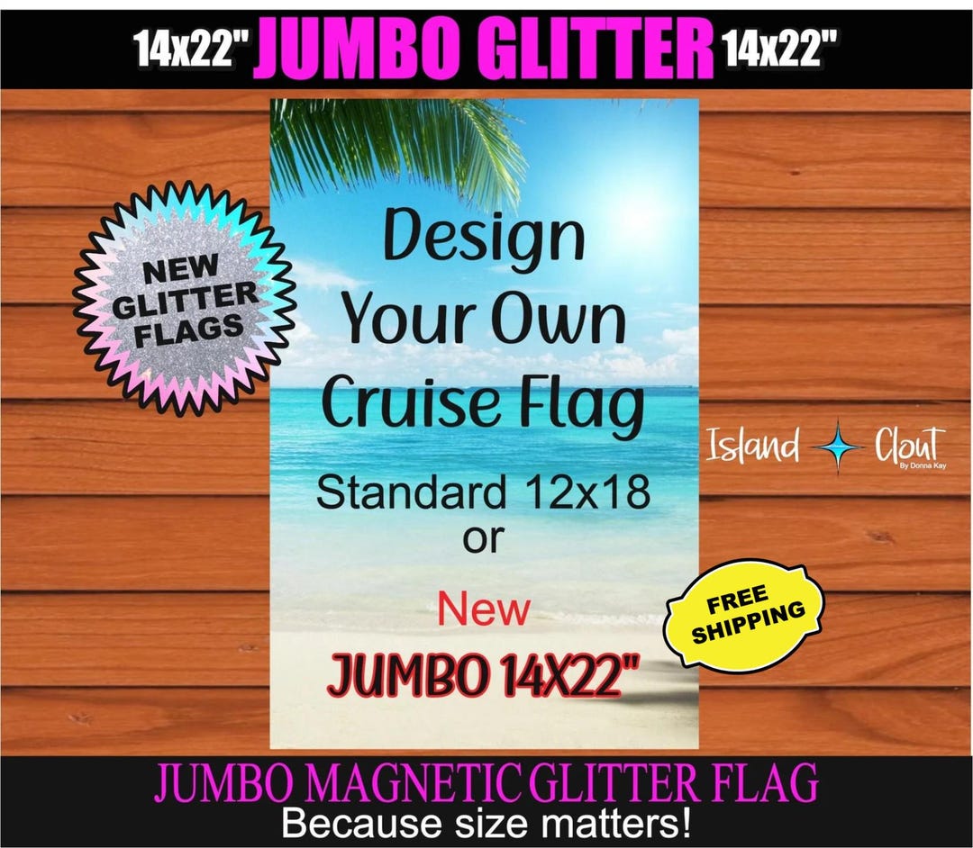 Design Your Own Magnetic Cruise Sign, Cruise Door Flag, Magnetic Cruise ...