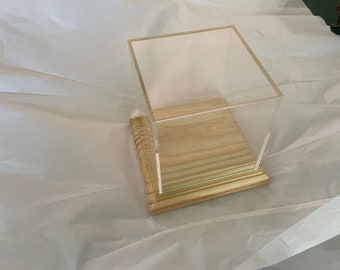 Wood Base Display Box | Etsy