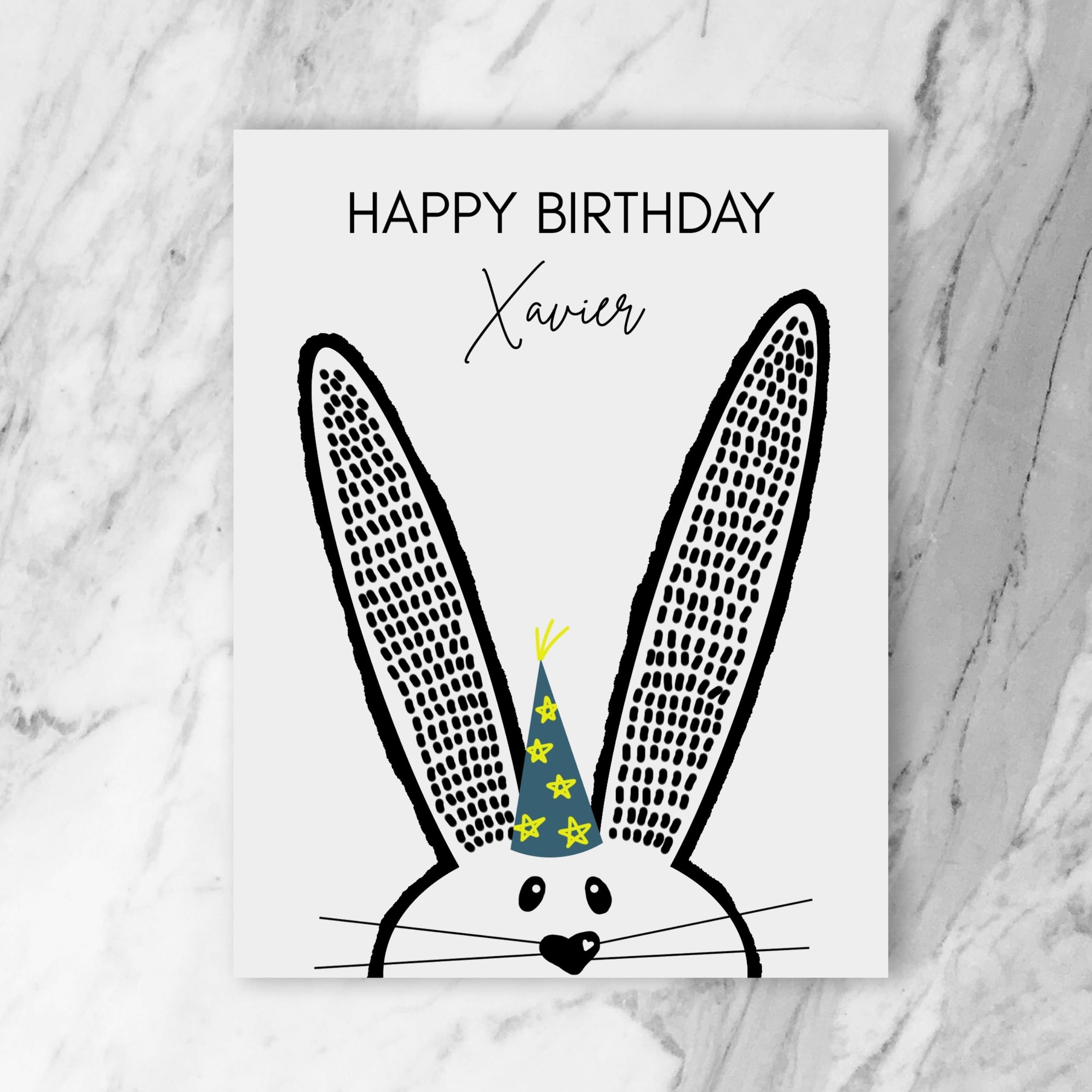 Happy Birthday Bunny Rabbit