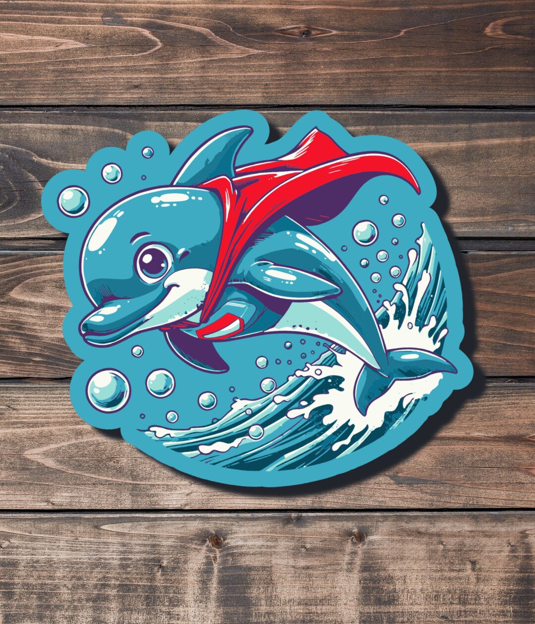 Dolphin Superhero - Etsy