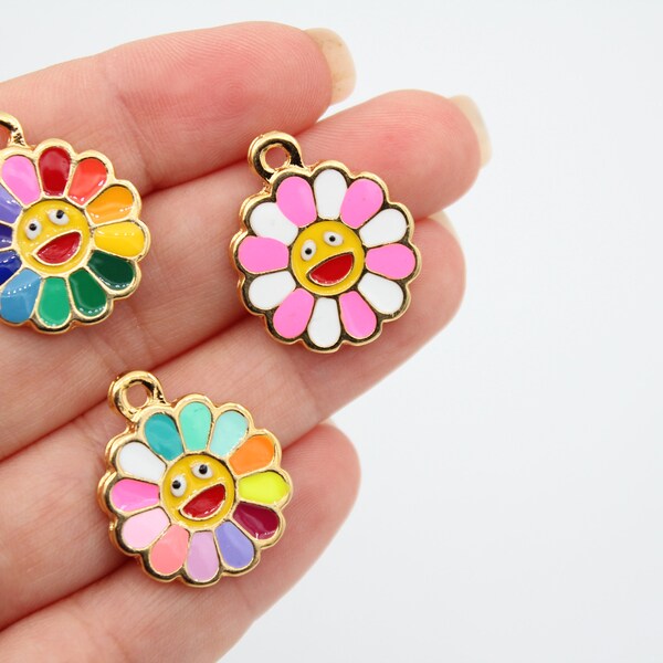 Daisy Charms - Etsy