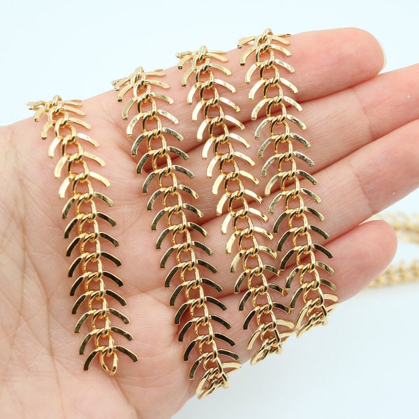 Fishbone Chain - Etsy