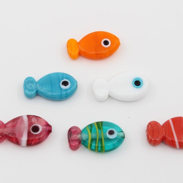 Glass Fish Beads - Etsy